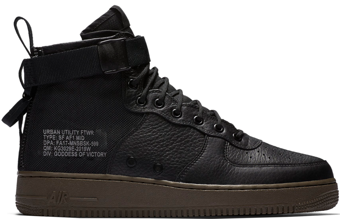 Nike SF Air Force 1 Mid Black Dark Hazel - StockX News