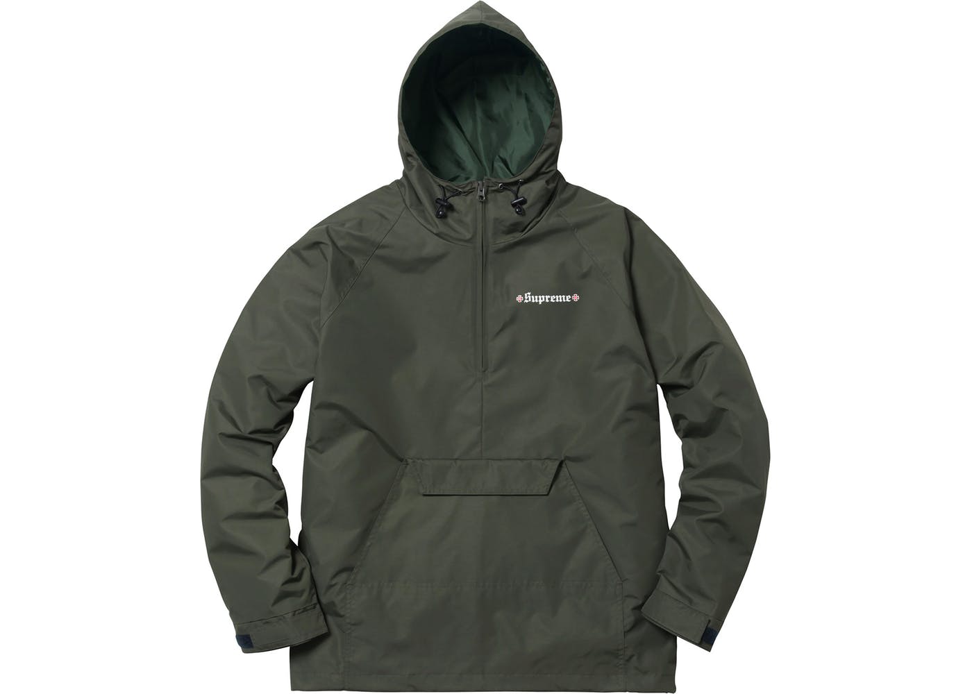 Supreme Independent Nylon Anorak Jacket Olive - StockX News