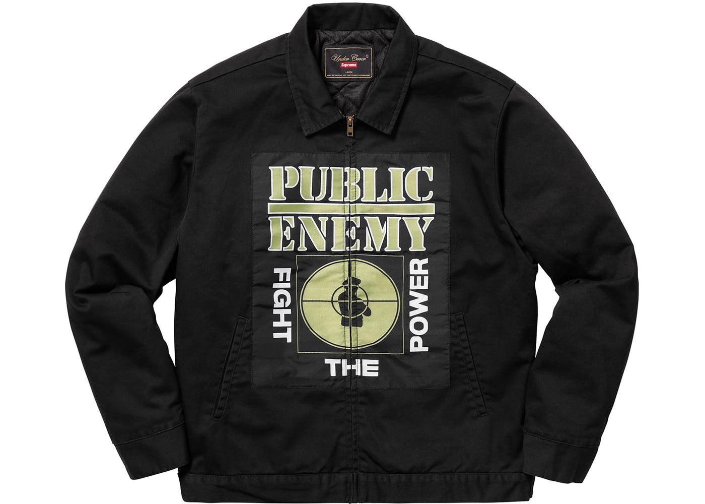 Supreme UNDERCOVER/Public Enemy Work Jacket Black