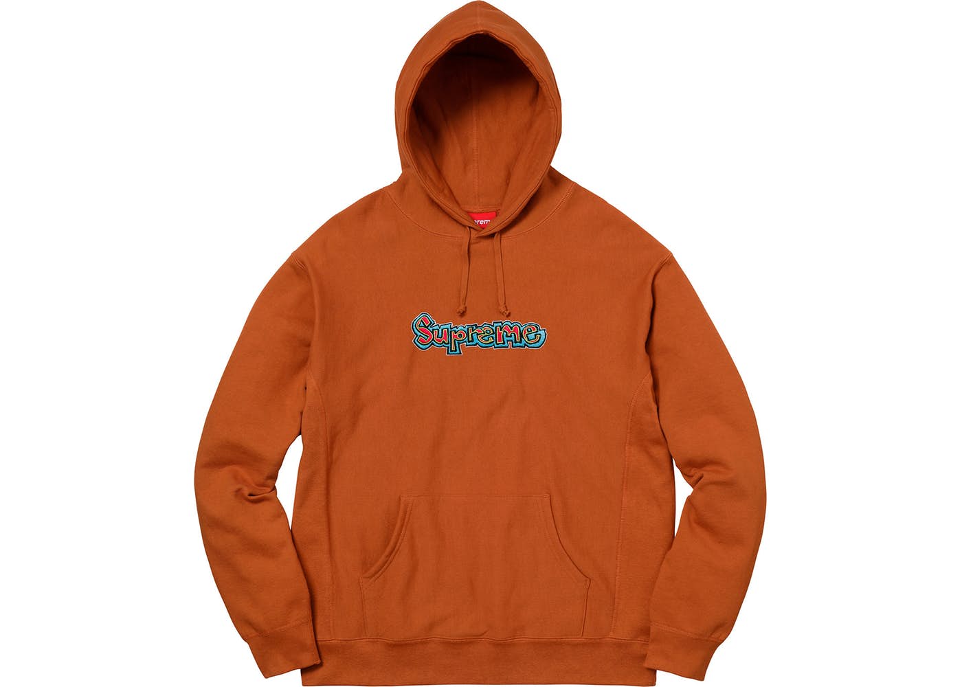 Supreme Gonz Logo Hooded Sweatshirt Copper Spring/Summer 2018