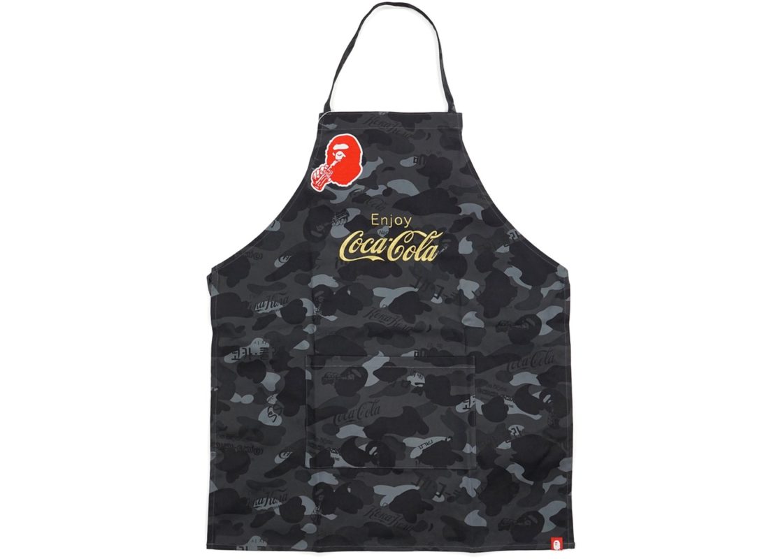 Bape Coca Cola Camo Apron Black A Bathing Ape